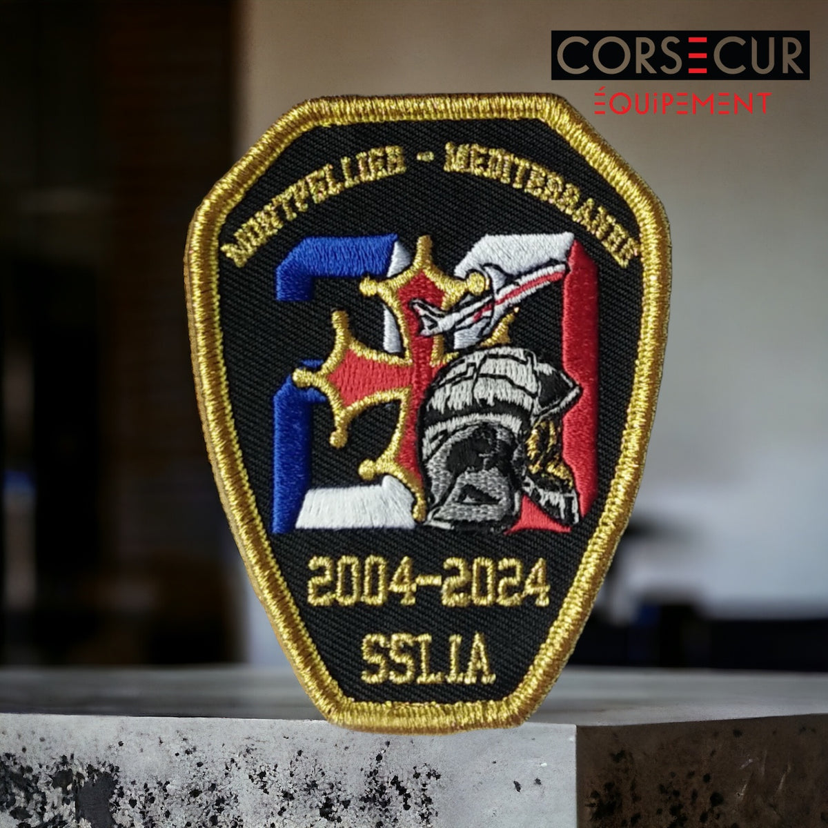 ÉCUSSON SSLIA MONTPELLIER 20 ans – CORSECUR